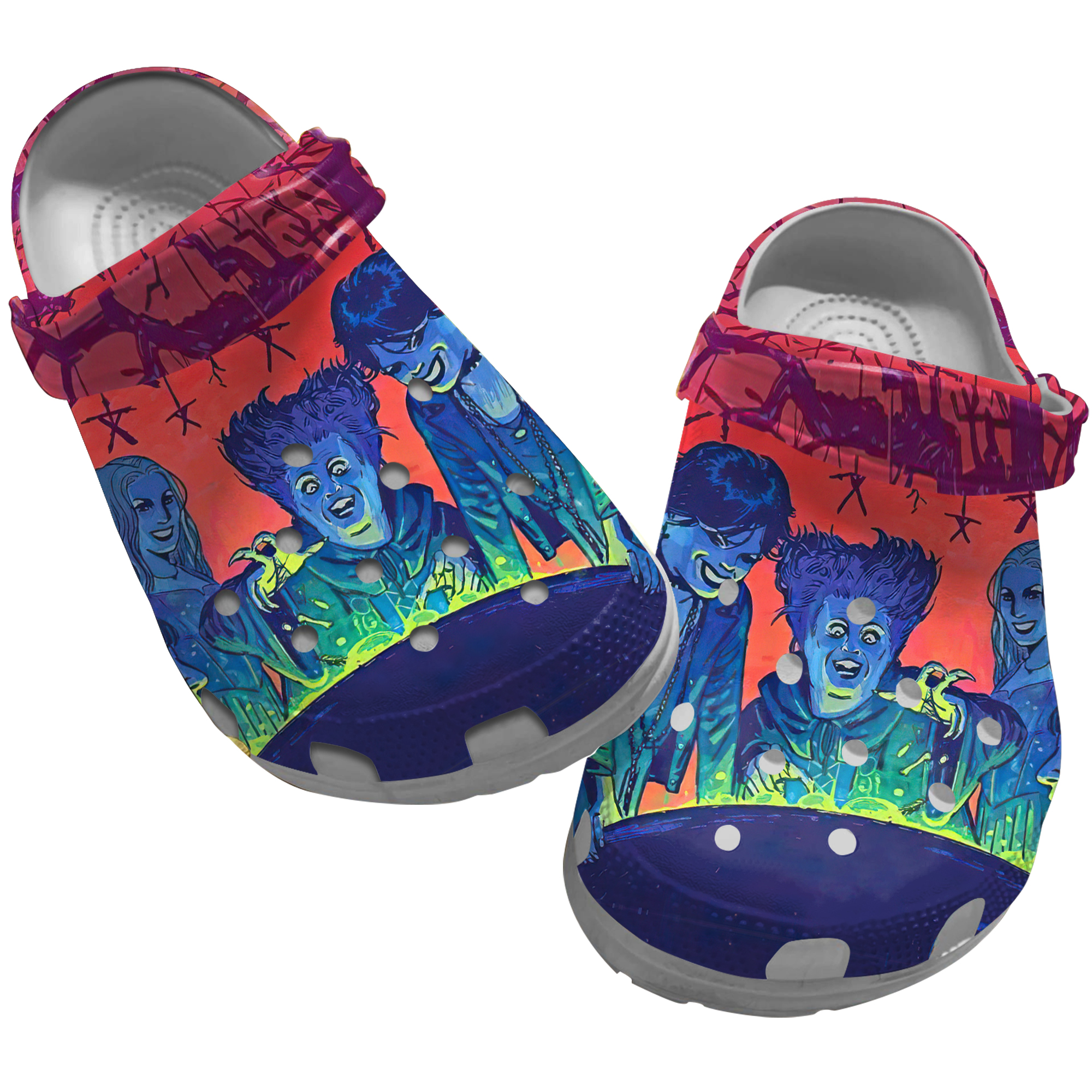 Movie Crocs, Hocus Pocus Crocs, Movie Sandals, Movie Clog Sh | Inspire ...