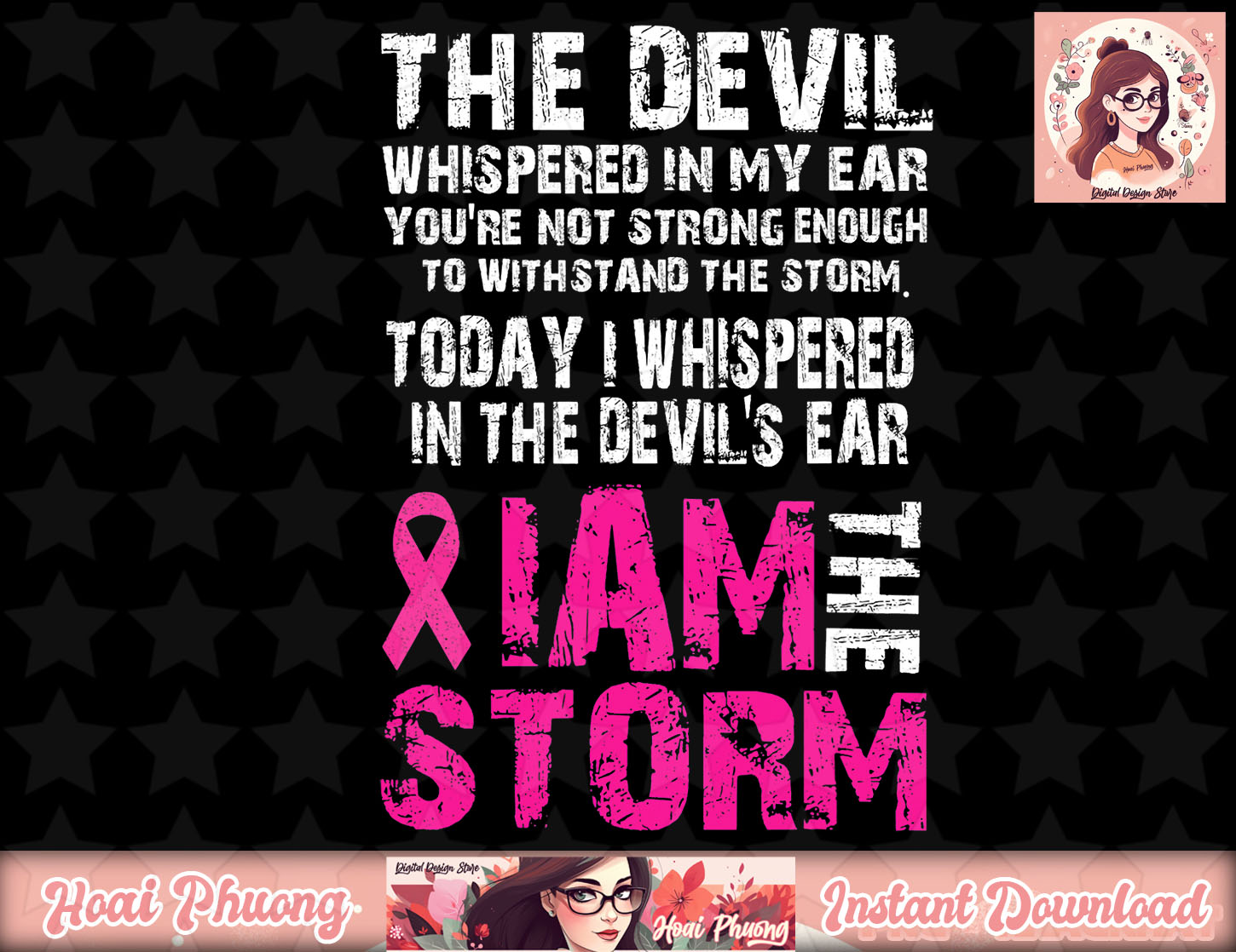 I Am The Storm Breast Cancer | Inspire Uplift
