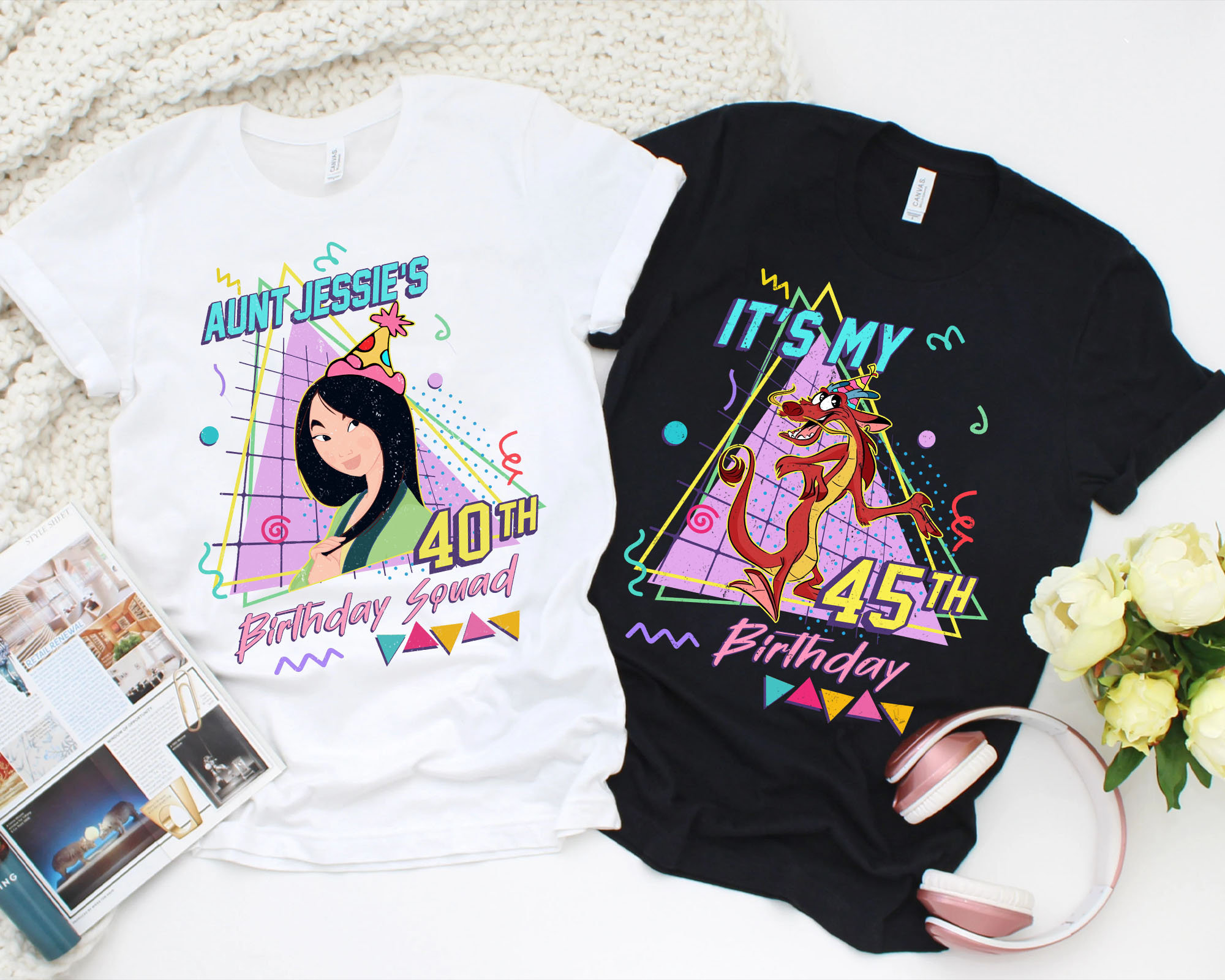 Custom Disney Mulan Mushu Birthday Matching T-s - Inspire Uplift
