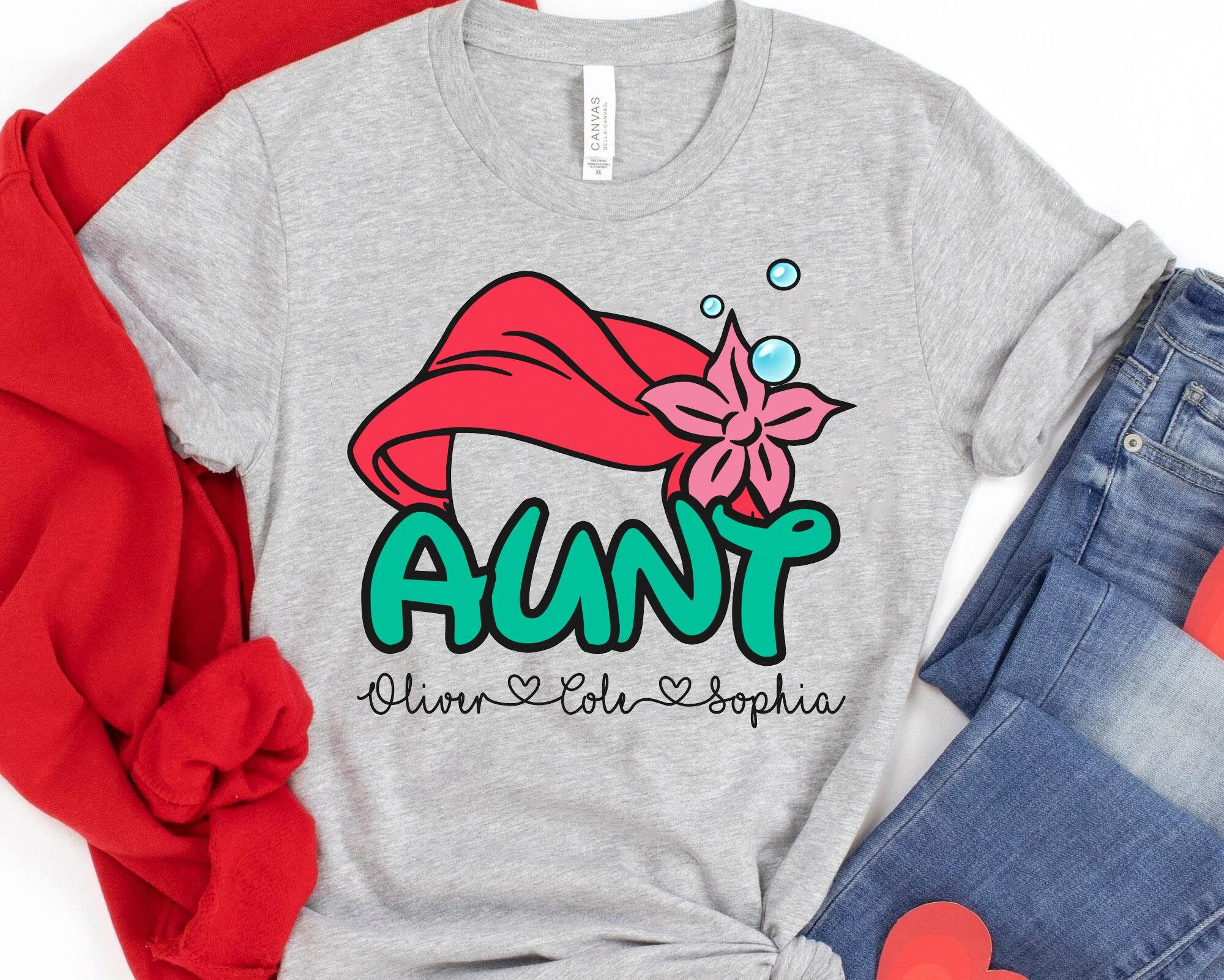 Custom Kids Names Ariel Princess Disney Mom Shi - Inspire Uplift