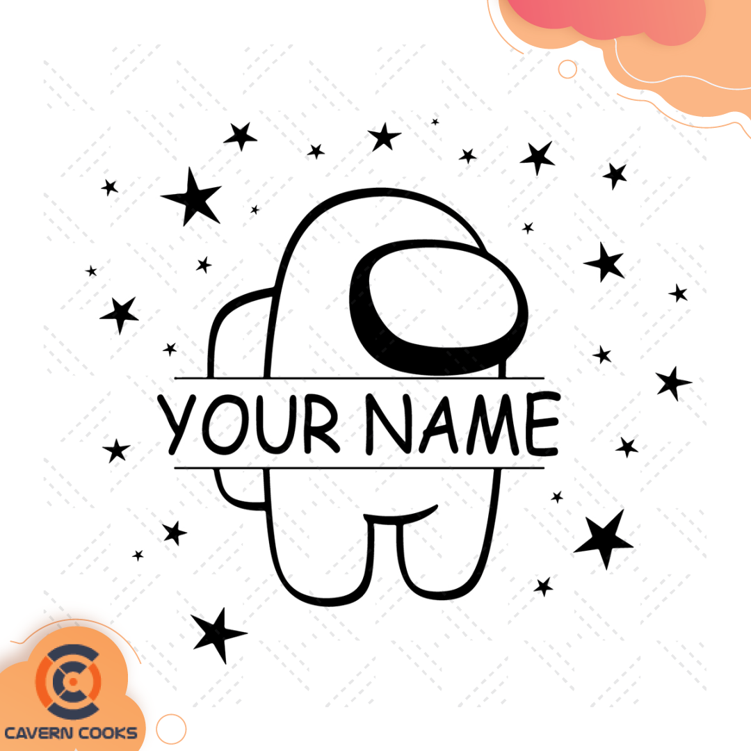 Among Us With Name Svg, Among Us Svg, Among Us Gam - Inspire Uplift