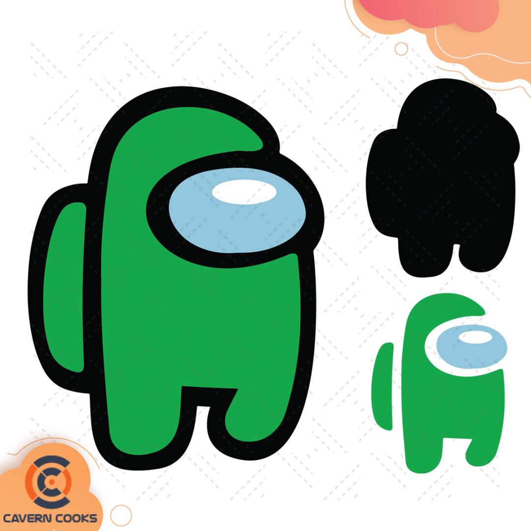 Among Us Green Impostor Svg, Among Us Svg, Green I | Inspire Uplift