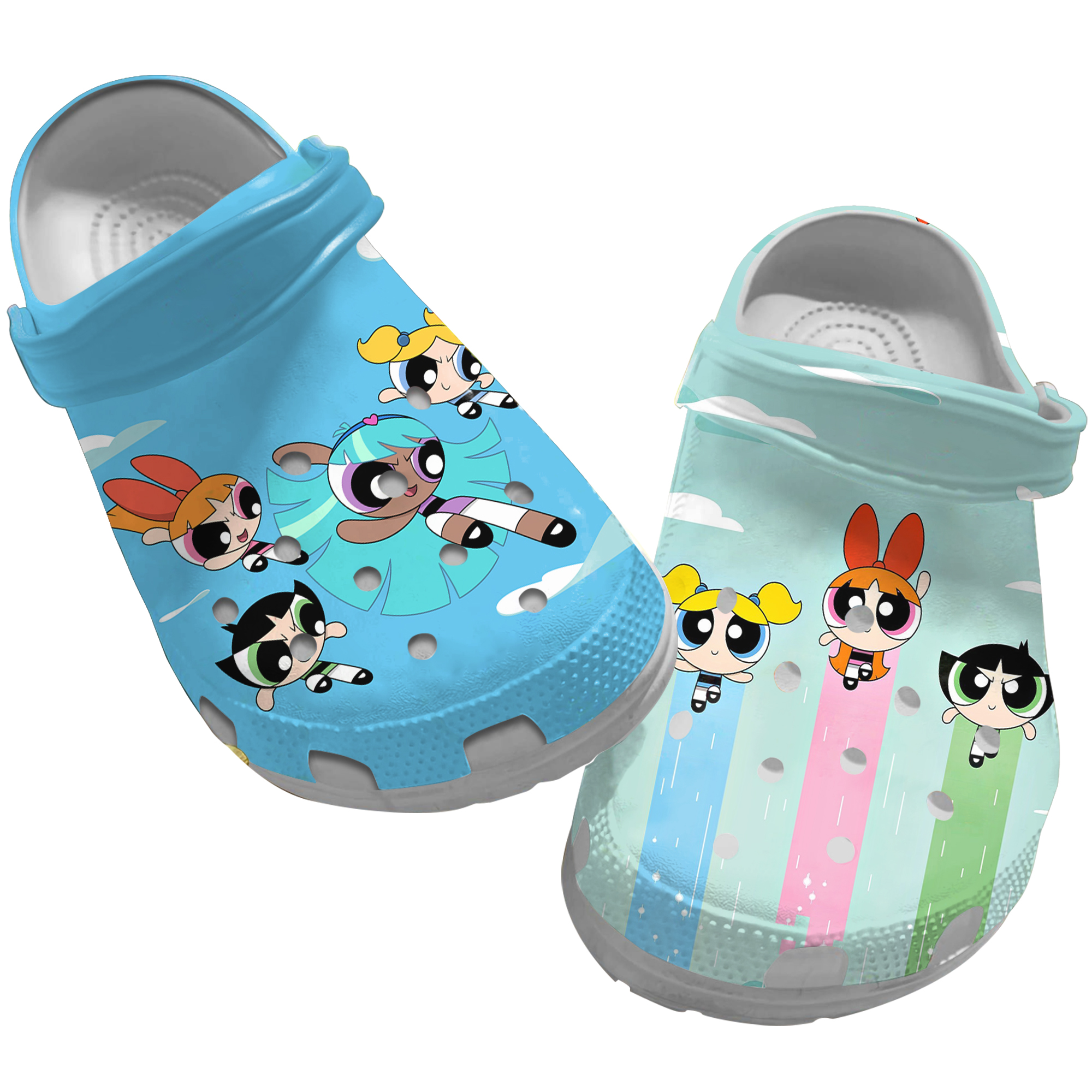 Anime Crocs, Powerpuff Girls Anime Clog Shoes Unisex, Anime - Inspire ...