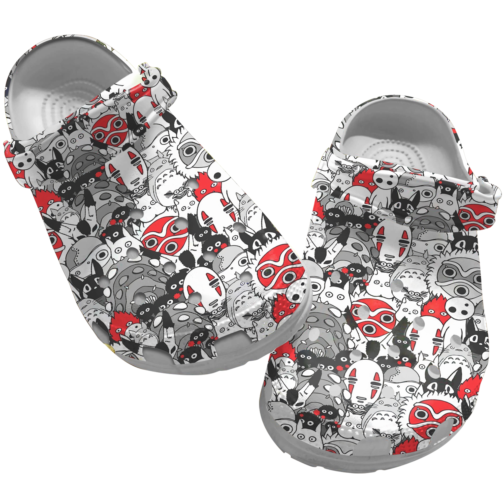 Anime Crocs, Princess Mononoke Crocs, Princess Mononoke Clog - Inspire ...