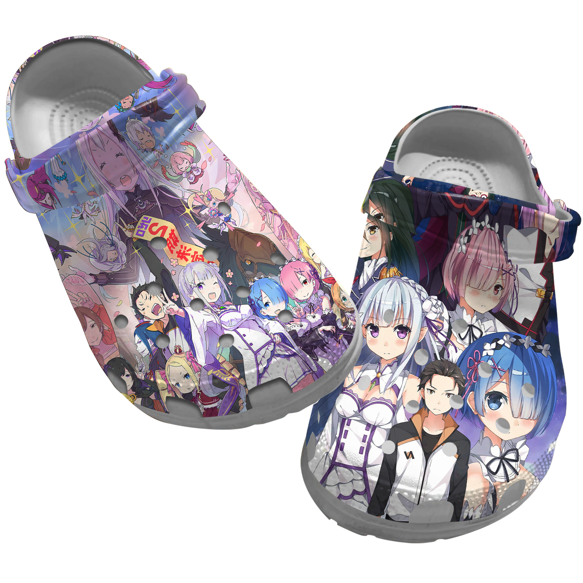 ReZero Sandals, ReZero Clog Shoes Unisex, Anime Crocs, Anime - Inspire ...