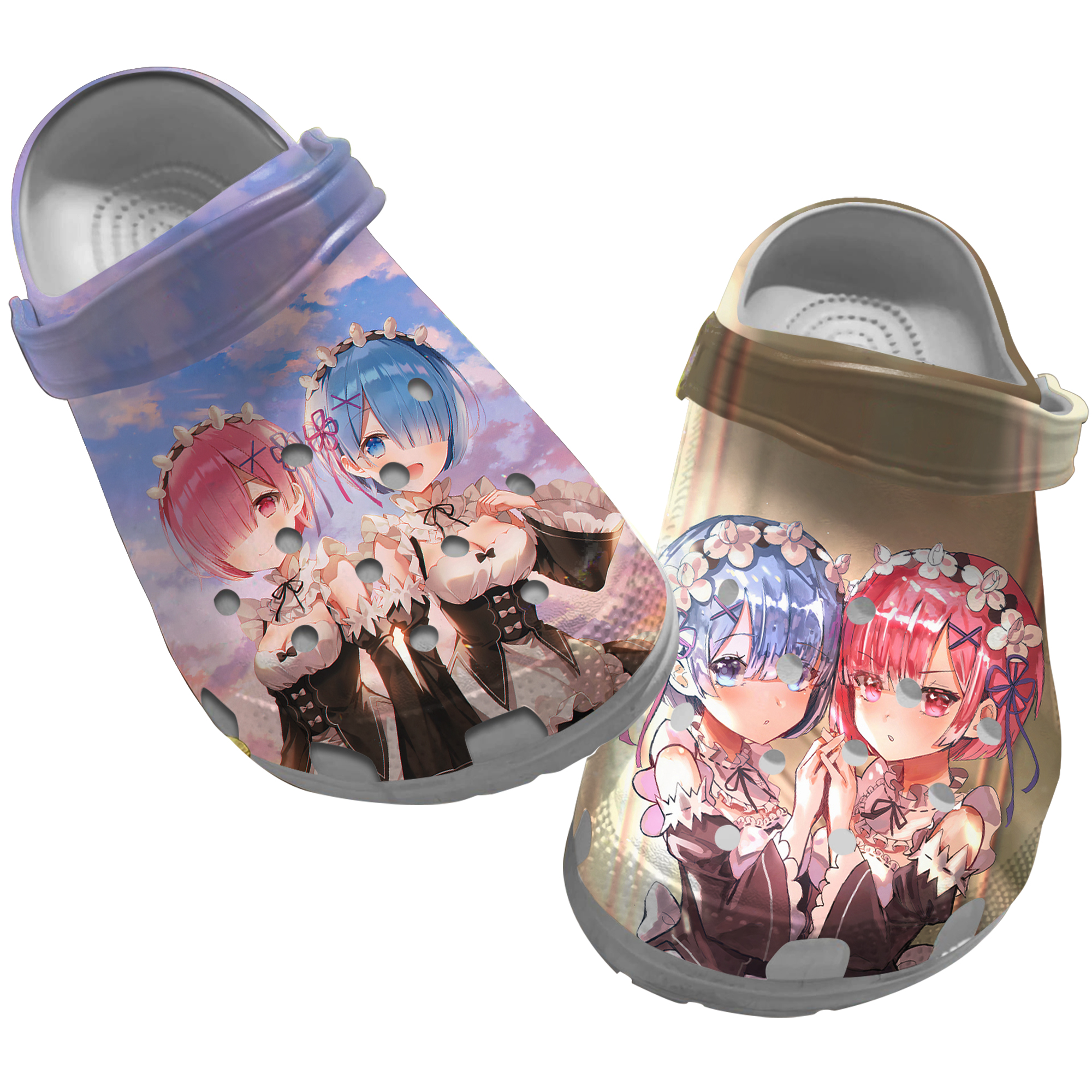 ReZero Sandals, ReZero Crocs, Anime Crocs, Anime Clog Shoes, - Inspire ...
