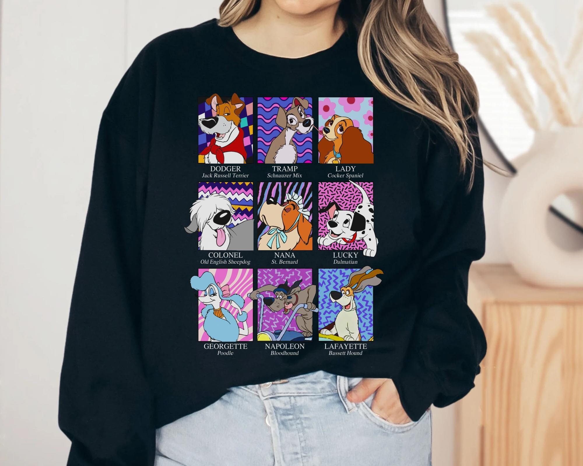 Retro 90s All Disney Dog Characters Christmas S | Inspire Uplift
