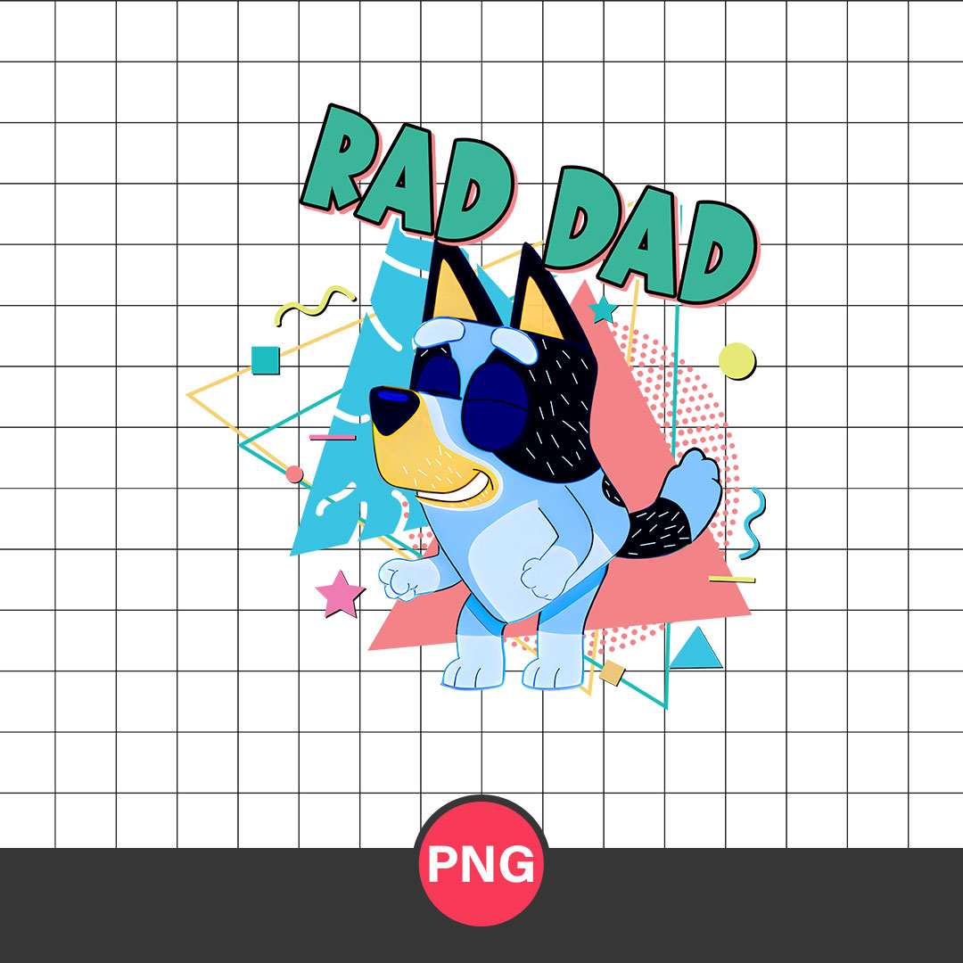 Rad Dad Png, Bluey Bandit Dad Png, Bluey Dad Png, Bandit Dad - Inspire ...