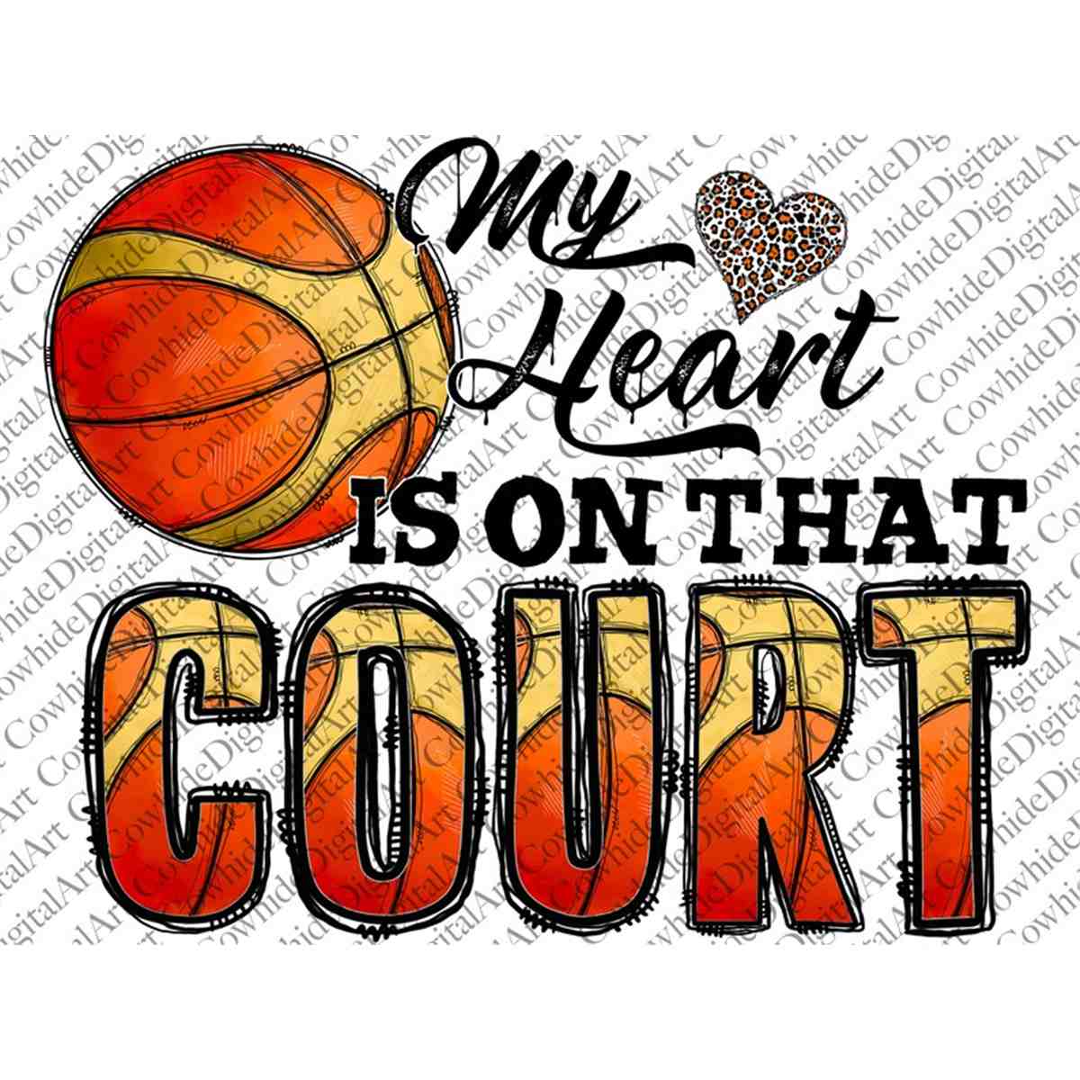 My heart is on that court Png, Sport Png, basketball Png, L | Inspire ...
