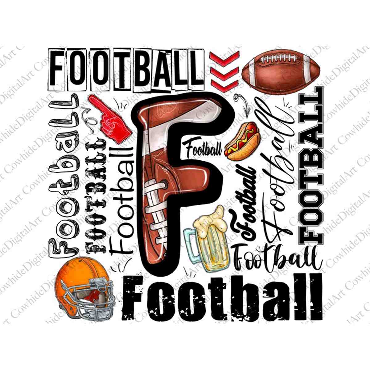 Football, American Football Clipart, Transparent PNG file fo - Inspire ...