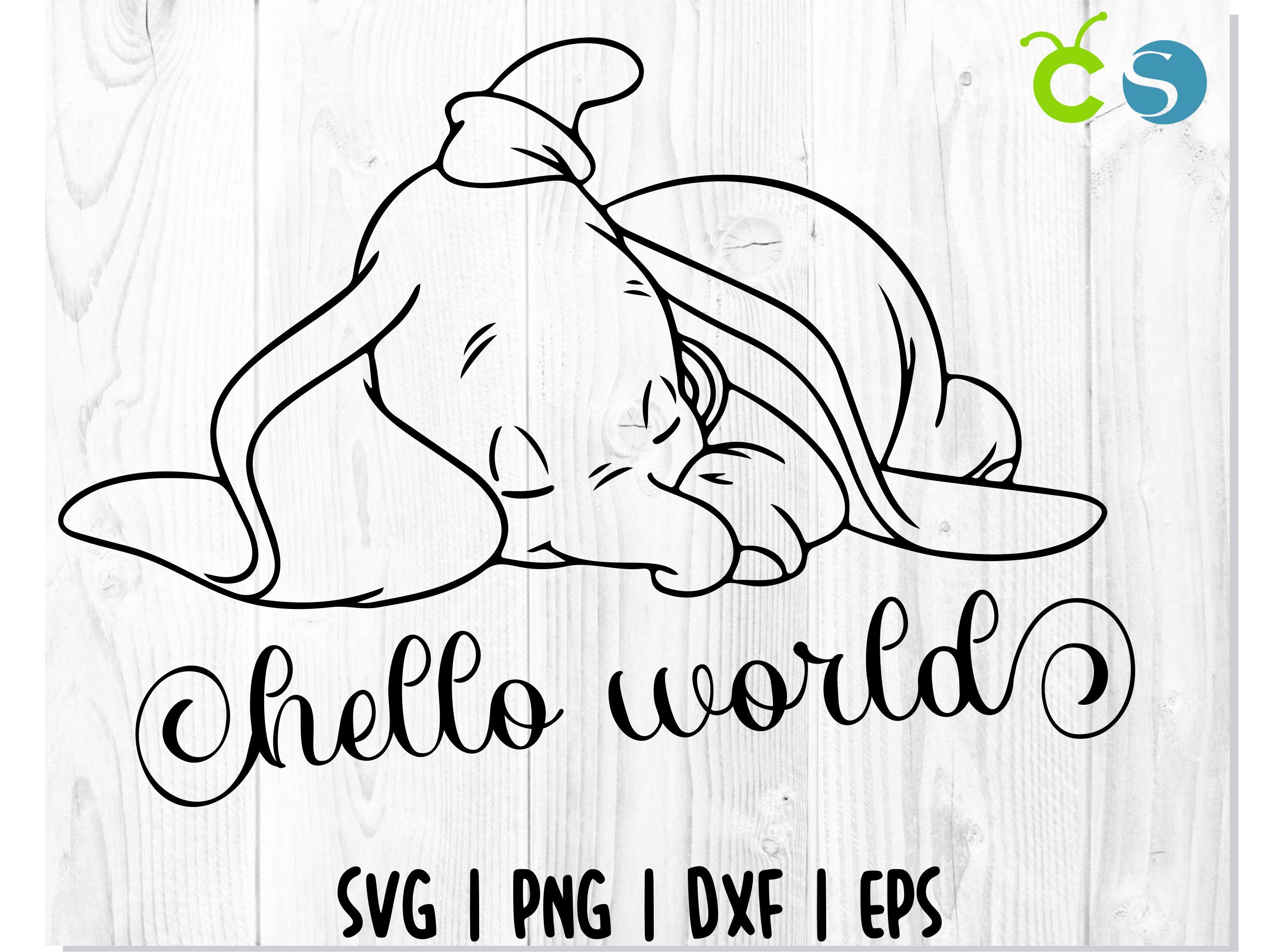 Hello world svg, Dumbo svg, Dumbo cut file, Disney SVG, Todd | Inspire ...