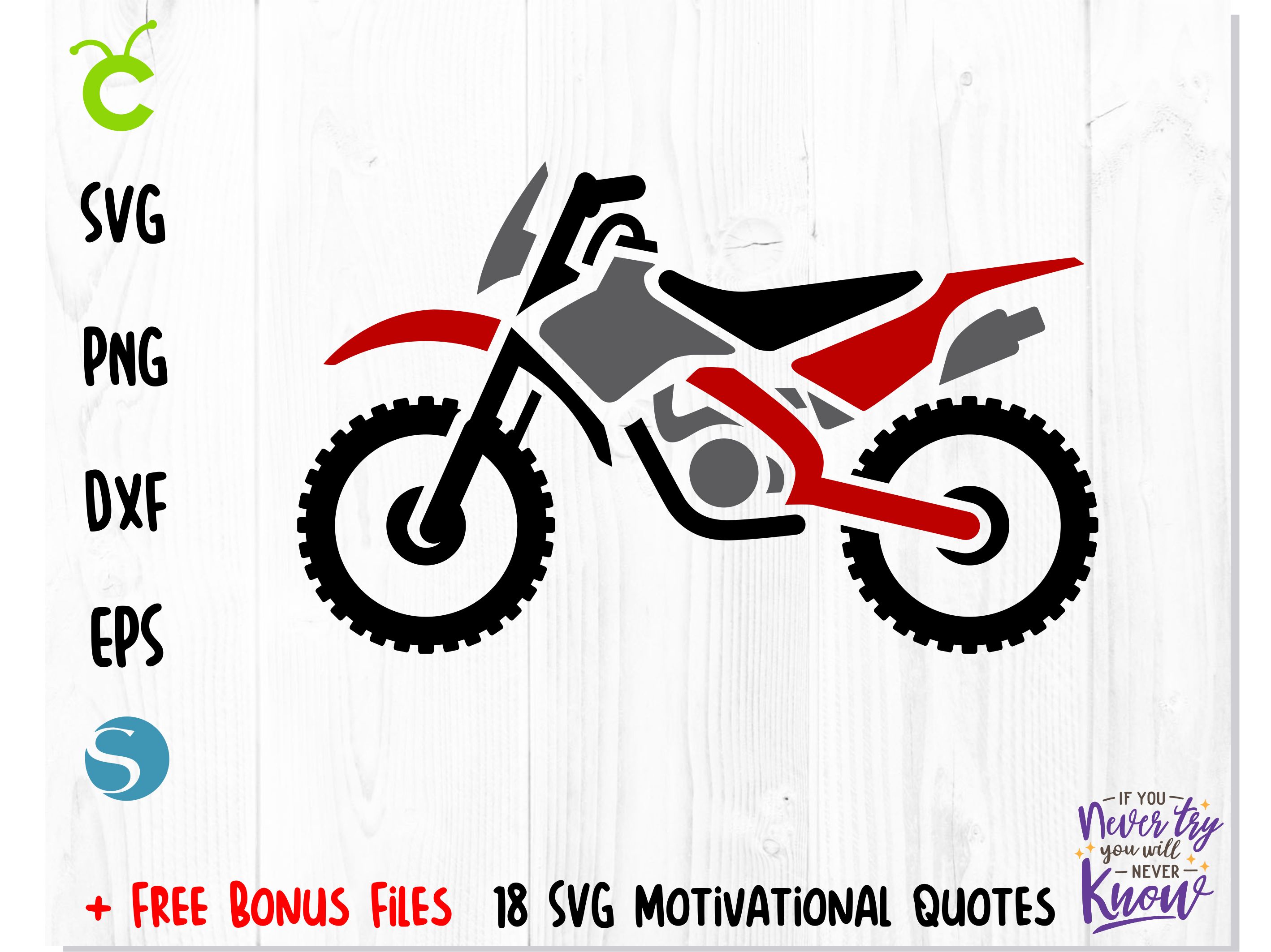 Mountain Motorcycle SVG, Motorcycle SVG, Dirt Bike Motocross - Inspire ...