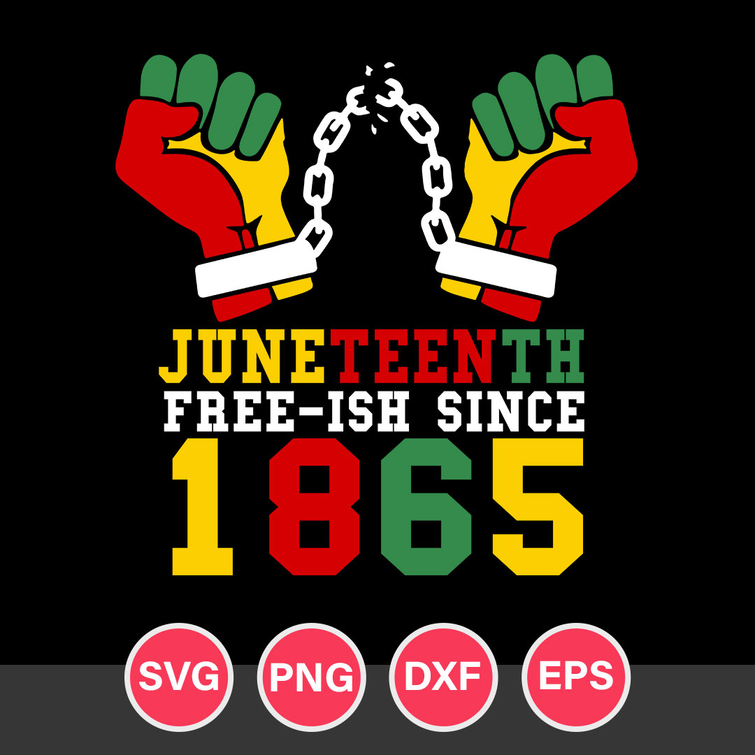 Juneteenth Free Ish Since 1865 Svg, Juneteenth Svg, Black Hi | Inspire ...