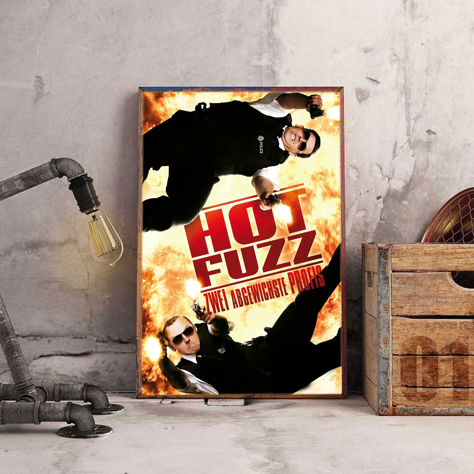 Hot Fuzz Poster, Hot Fuzz Wall Art, Hot Fuzz Decoration, Mov | Inspire ...