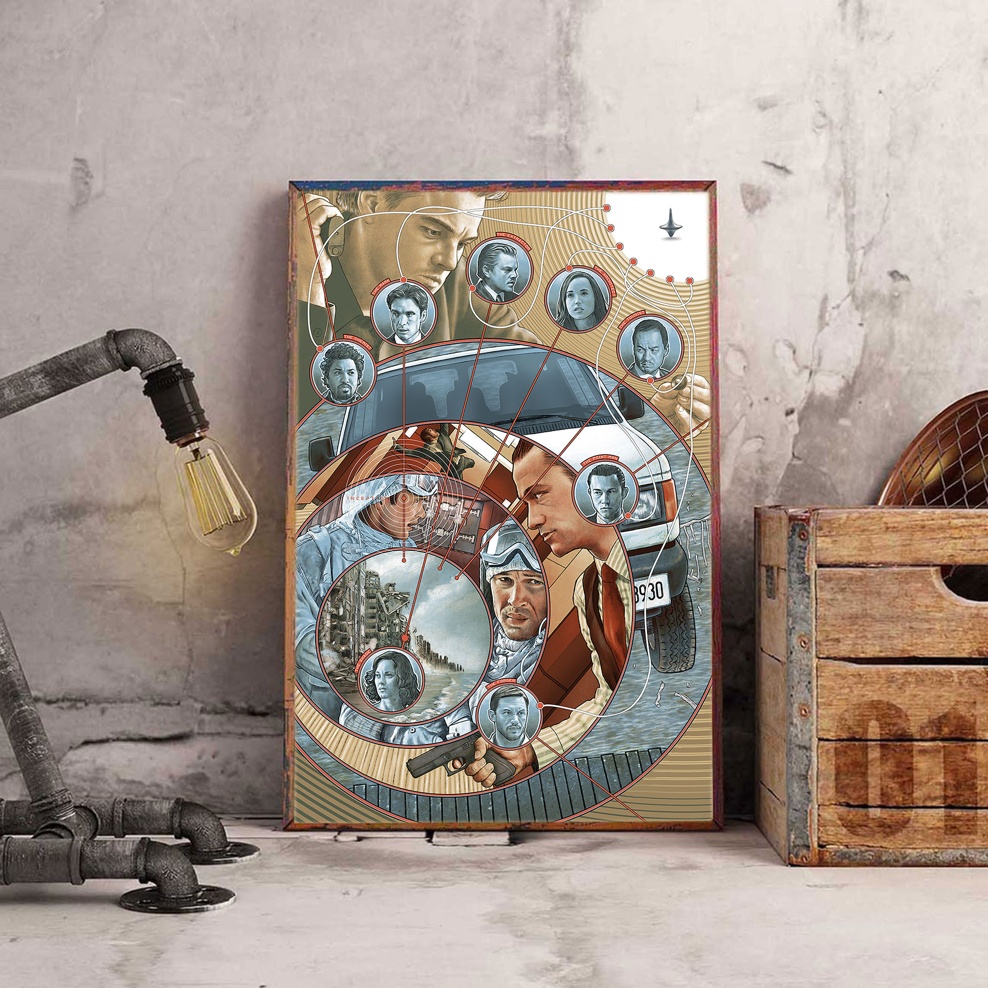 Movie Home Decor, Inception Poster, Inception Wall Art, Ince | Inspire ...