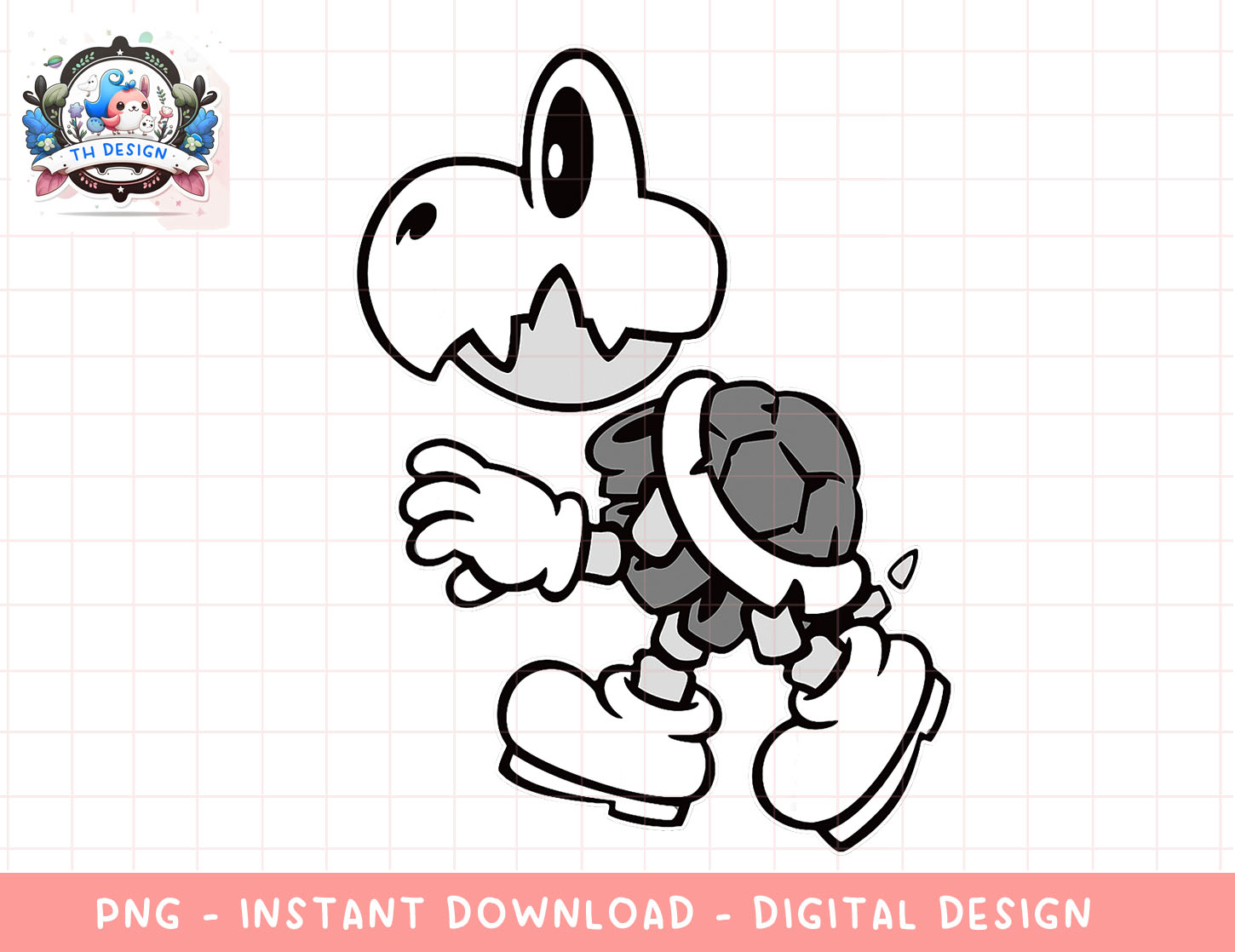 Nintendo Super Mario Dry Bones Profile png, sublimation.jpg | Inspire ...
