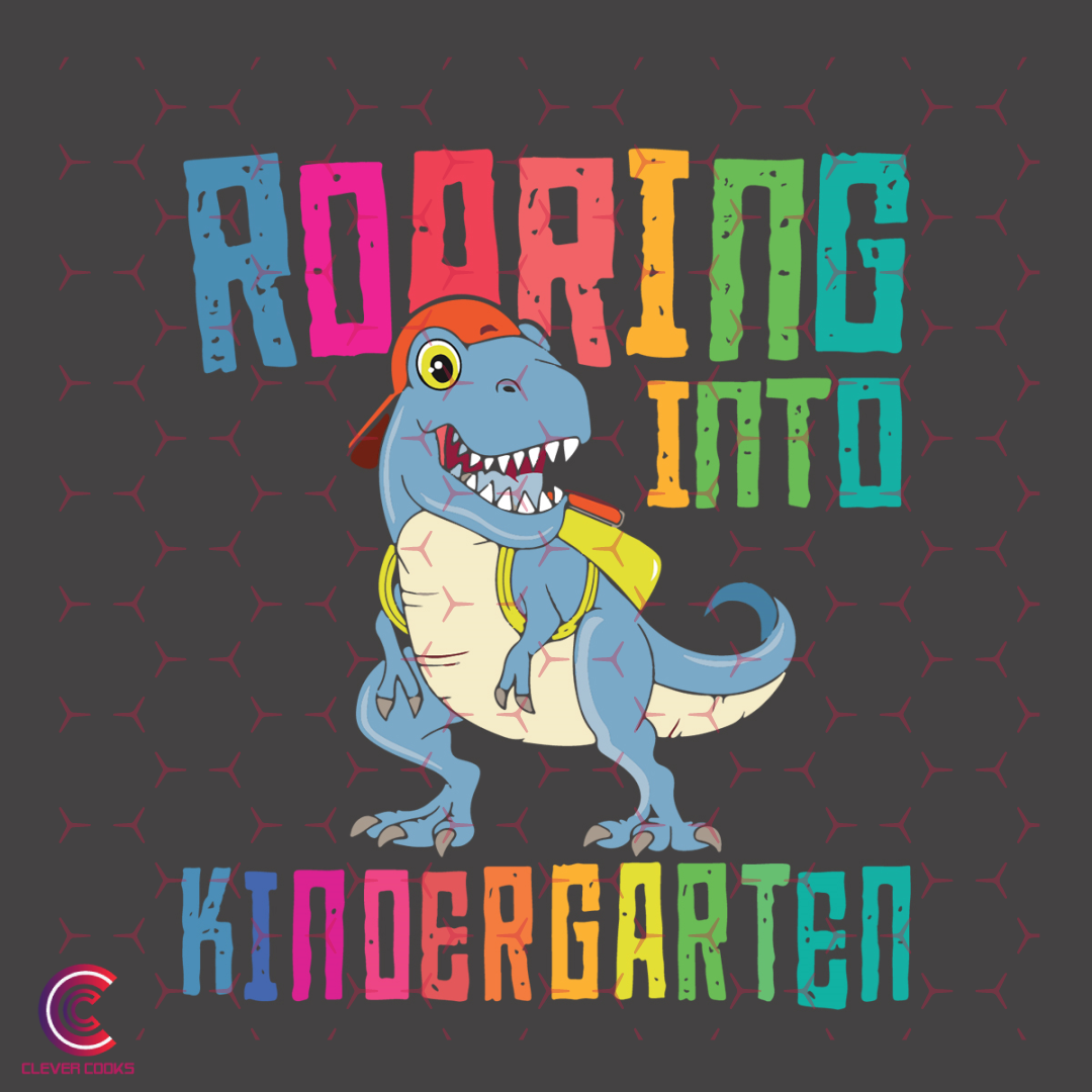 Roaring Into Kindergarten T Rex Svg, Back To Schoo - Inspire Uplift