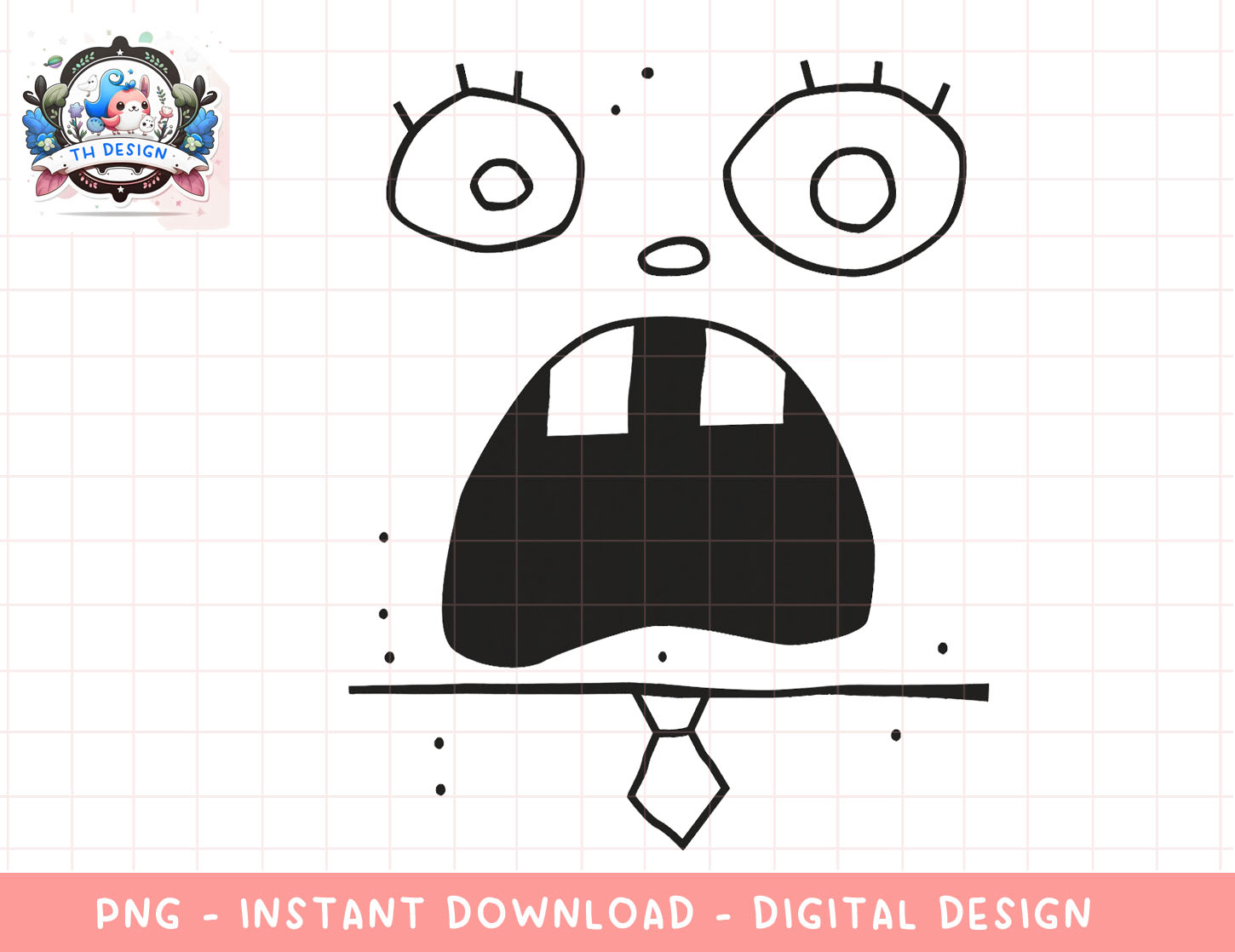 SpongeBob SquarePants Doodle Bob Face Costume png, sublimati | Inspire ...