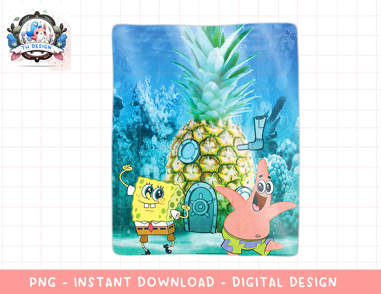 SpongeBob SquarePants Fish Bowl png, sublimation.jpg | Inspire Uplift