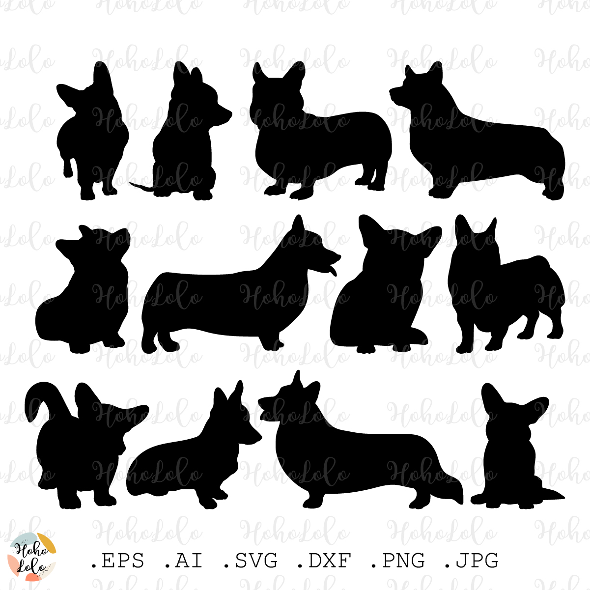 Corgi Dog Svg, Corgi Dog Silhouette, Corgi Cricut Svg, Corgi | Inspire Uplift