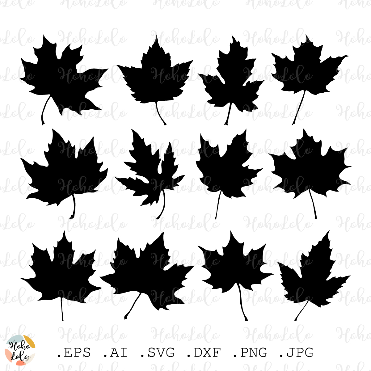 Maple Svg, Maple Leaves Silhouette, Maple Cricut, Maple Sten - Inspire ...