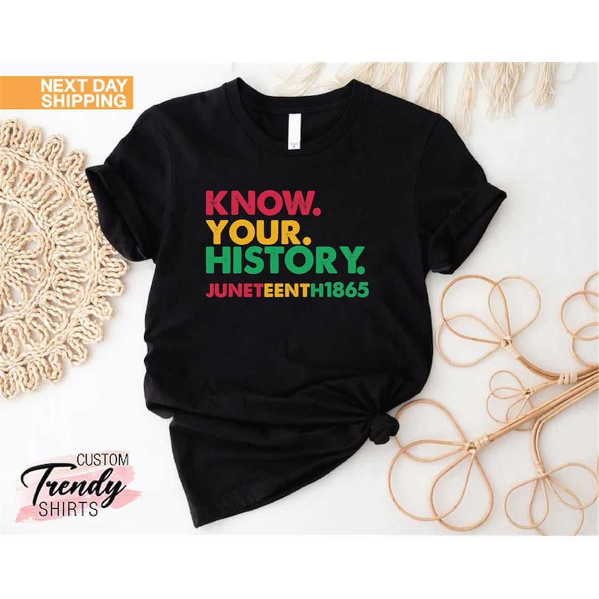 Juneteenth Gift, Juneteenth Party Shirt, Juneteenth 1865 Tee | Inspire ...