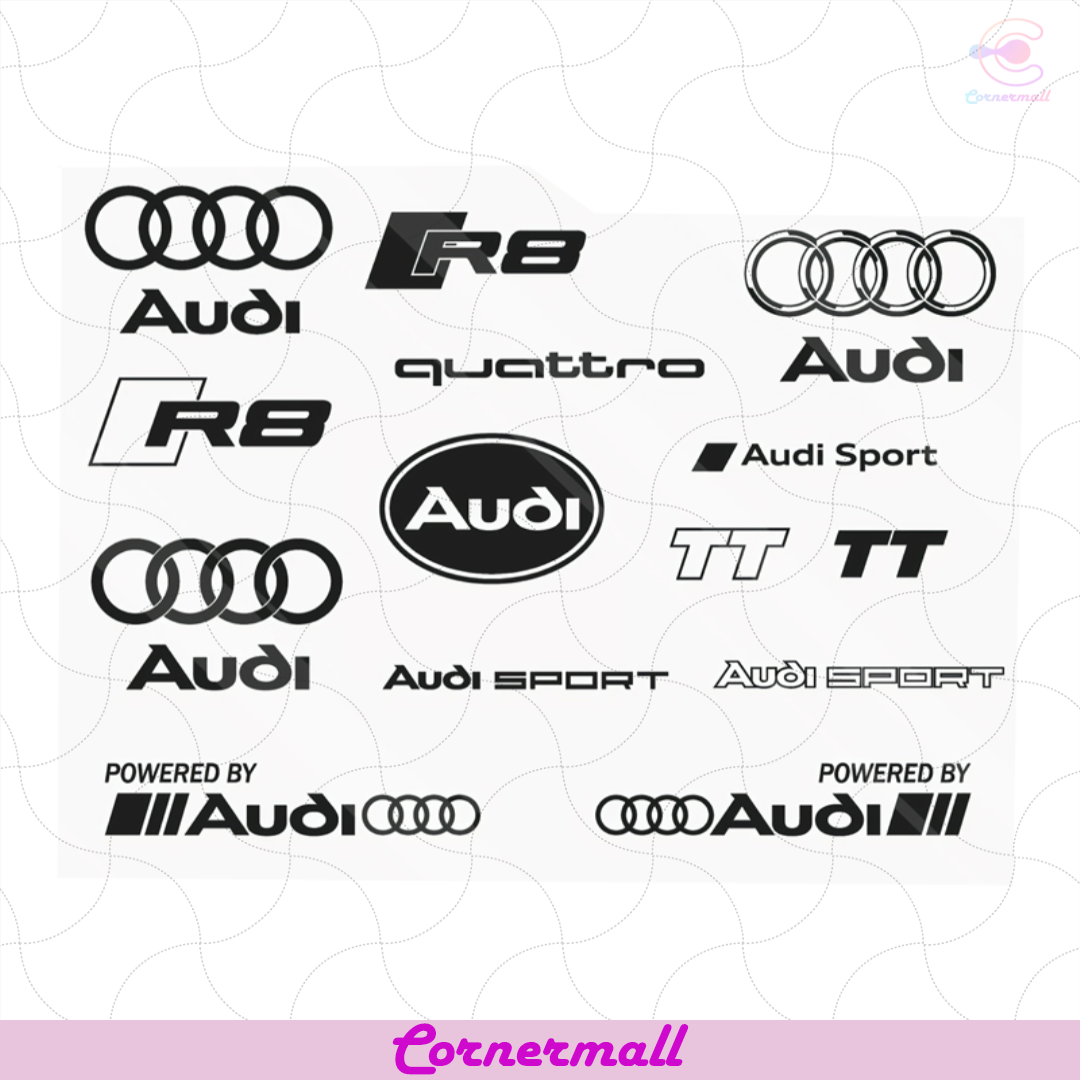 Audi Logo Bundle Svg, Car Logo Svg, Audi Brand Logo Svg, Car | Inspire ...