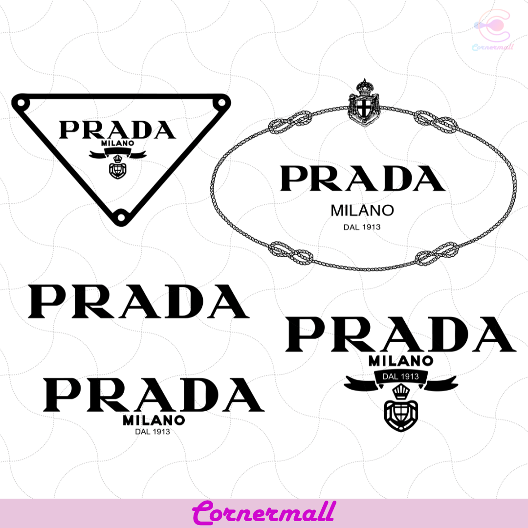 Prada Logo Bundle Svg, Prada Logo Svg, Brand Logo Svg, Logo - Inspire ...