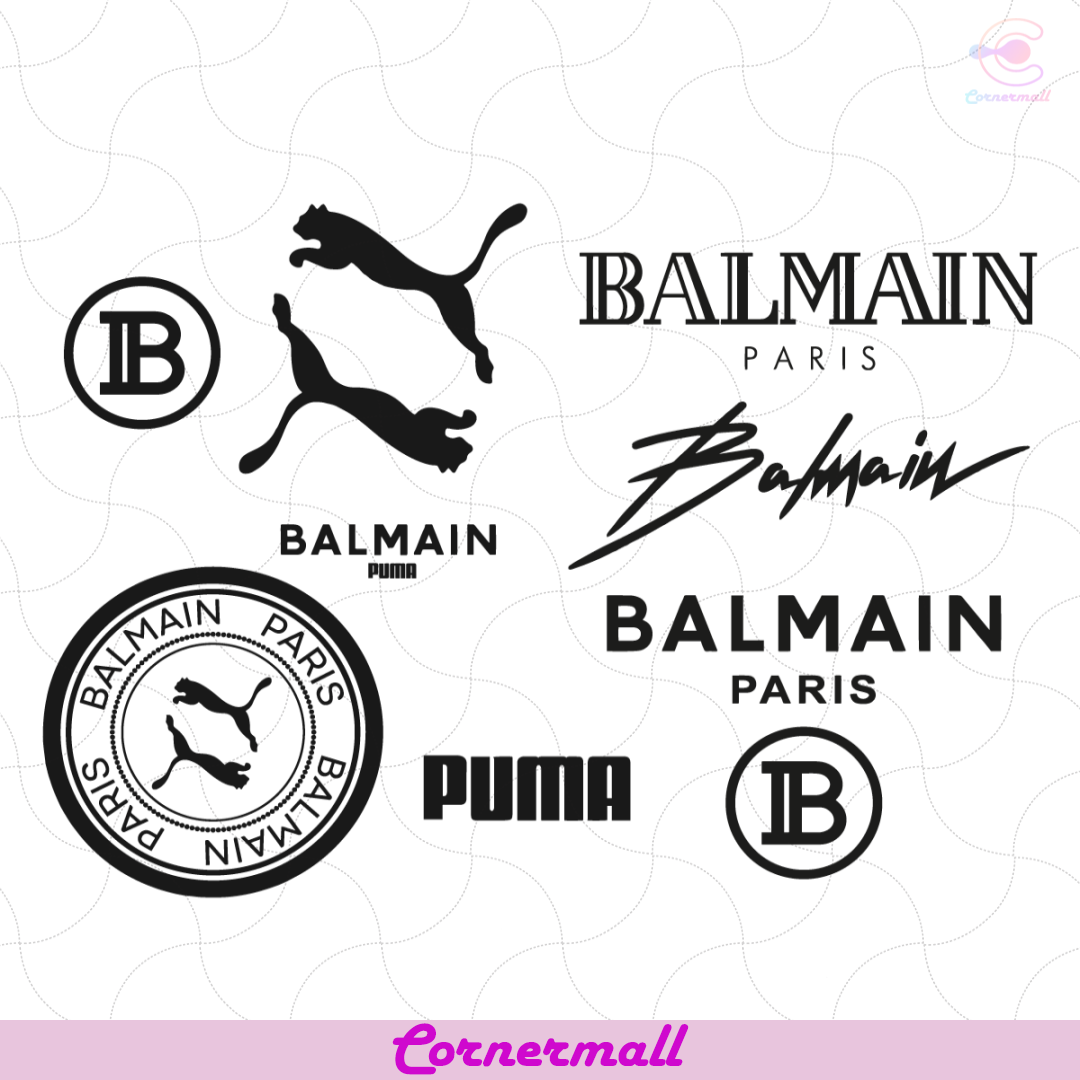 Balmain Puma Logo Svg, Balmain Logo Svg, Punma Logo Svg | Inspire Uplift