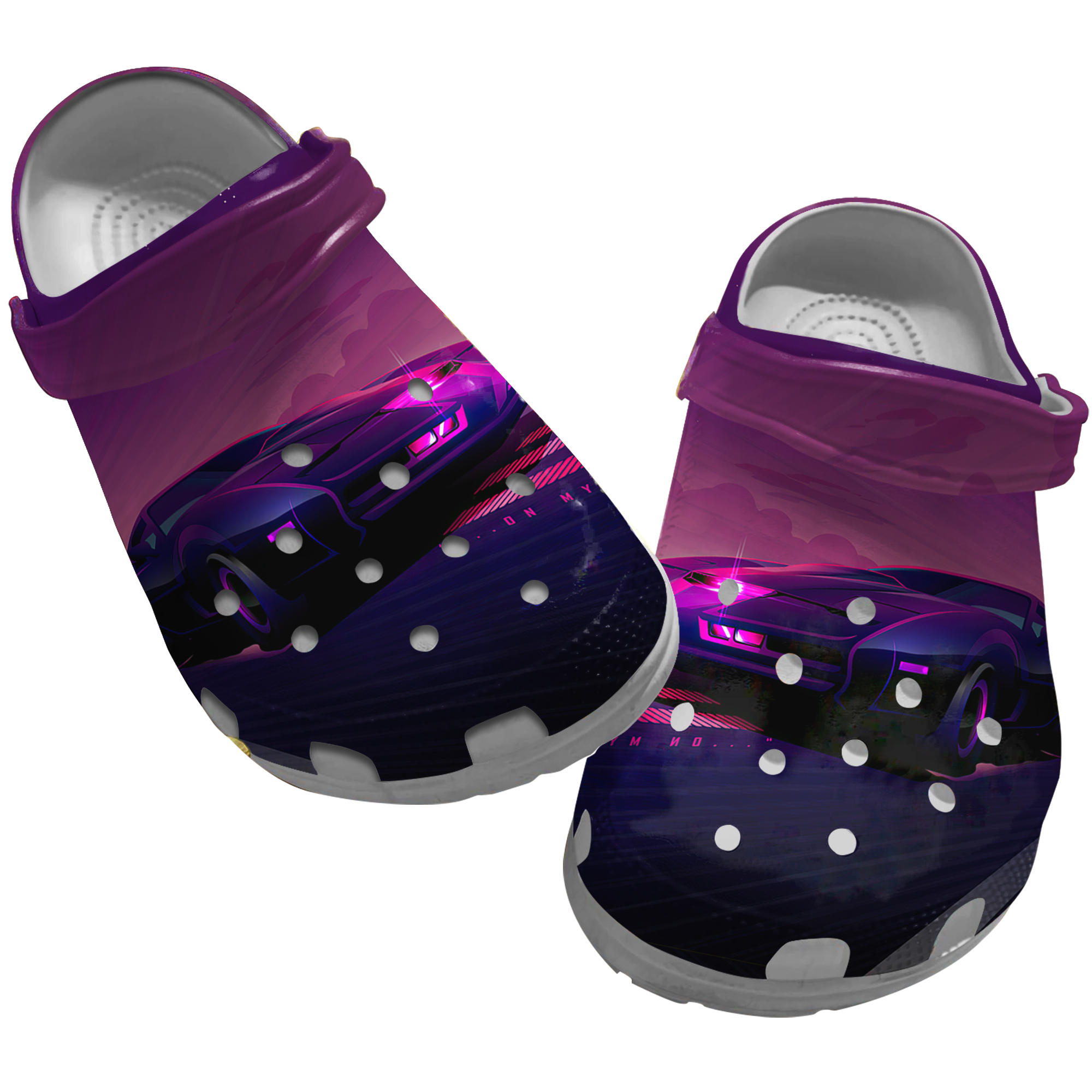 Knight Rider Clog Shoes Unisex, Knight Rider Crocs, Movie Cr - Inspire ...