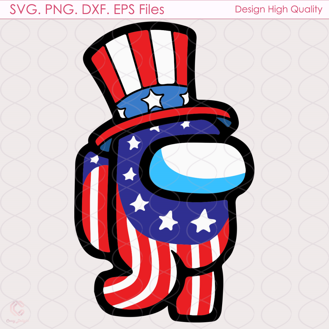 Among Us 4th Of July Svg, America Svg, Among Us Svg, America | Inspire ...