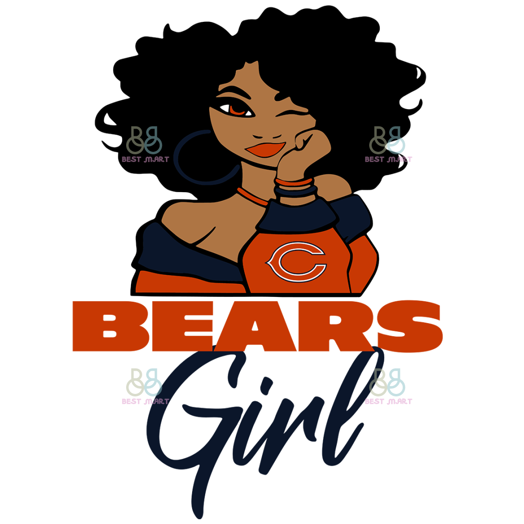 Bears Girl Svg, Bears Logo Svg, NFL Girls Svg, Football Svg, | Inspire ...