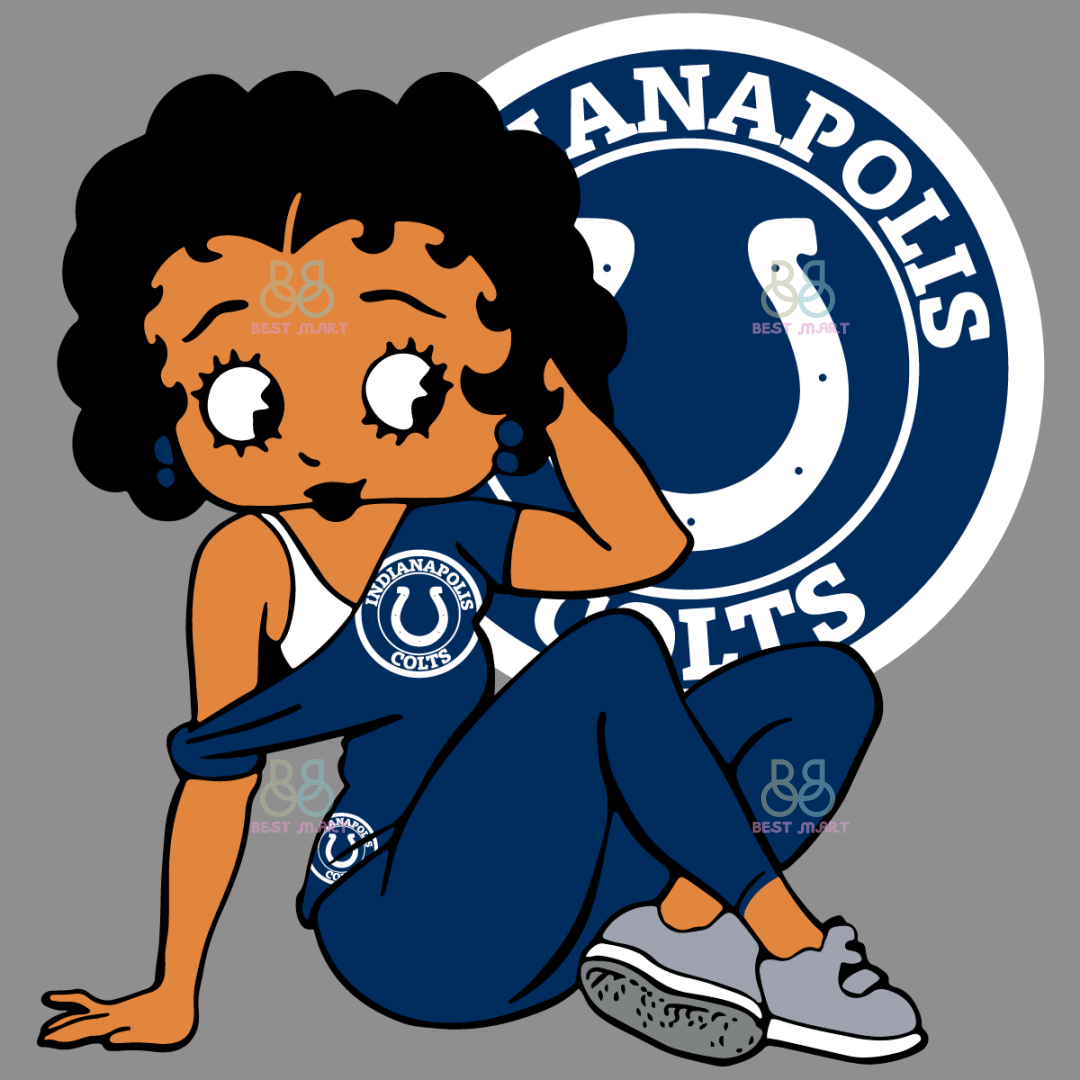 Indianapolis Colts Betty Boop Svg, Sport Svg, NFL Sport Svg | Inspire ...