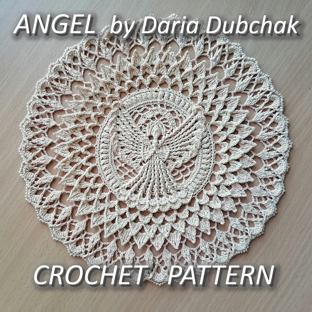 Angel doily crochet pattern | Inspire Uplift