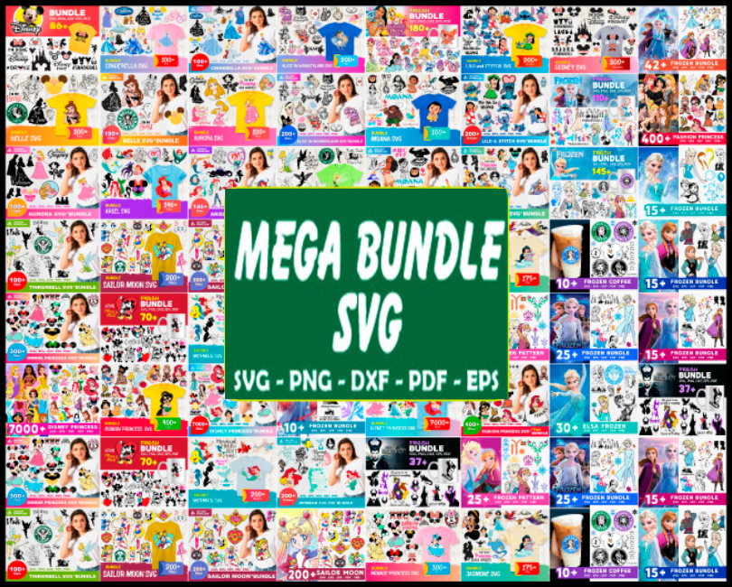 All Disney Design Svg, Disney Svg, Cartoon Svg, Disney Movie | Inspire ...