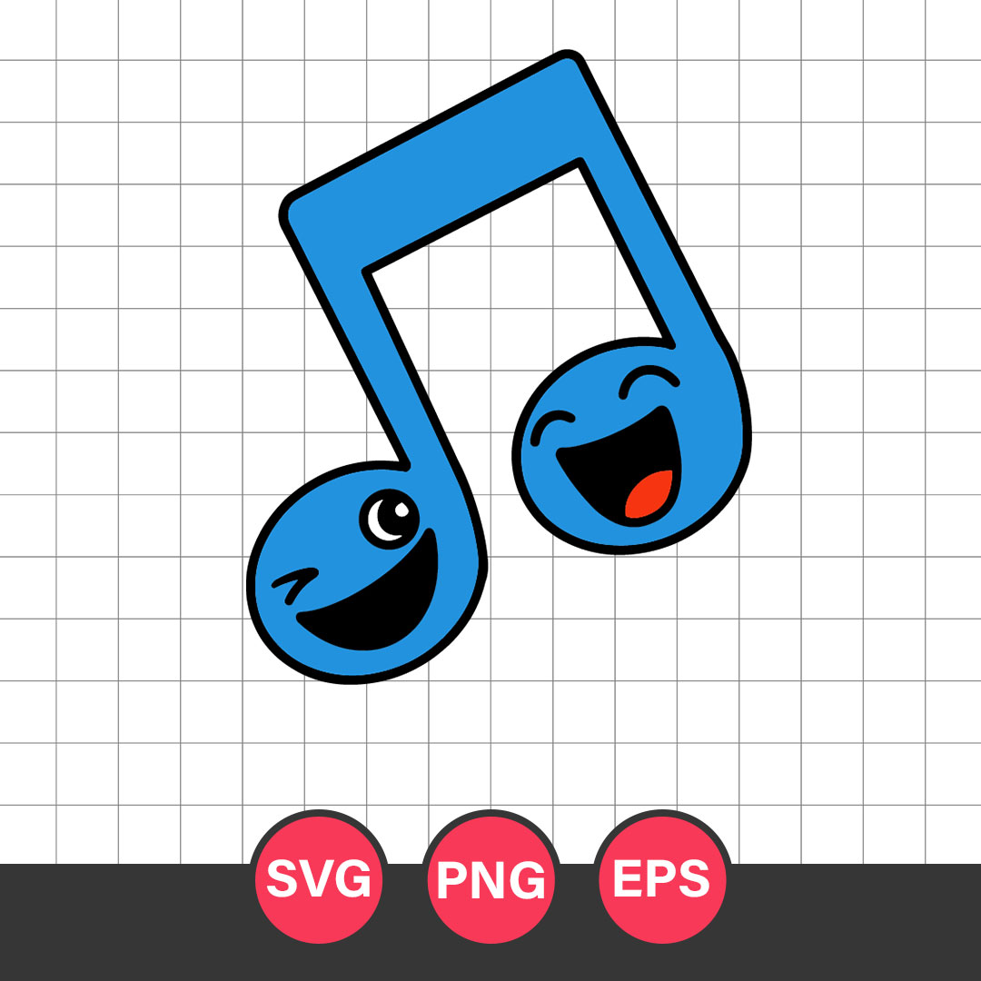 Musical Note Blue Cocomelon Svg, Cocomelon Svg, Cocomelon Cr | Inspire ...