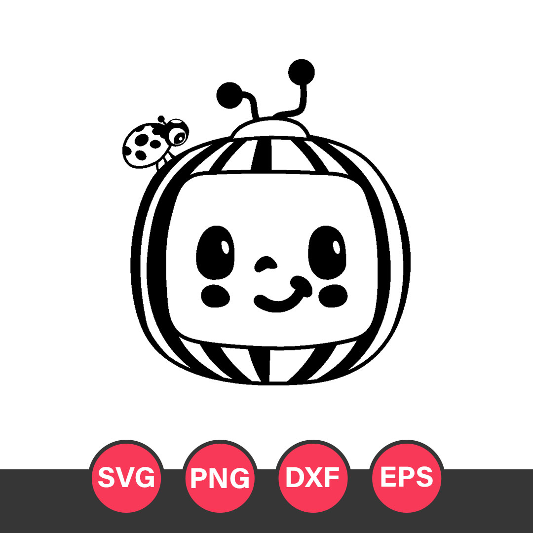 Cocomelon Outline Svg, Cocomelon Svg, Cocomelon Cricut Svg, - Inspire ...