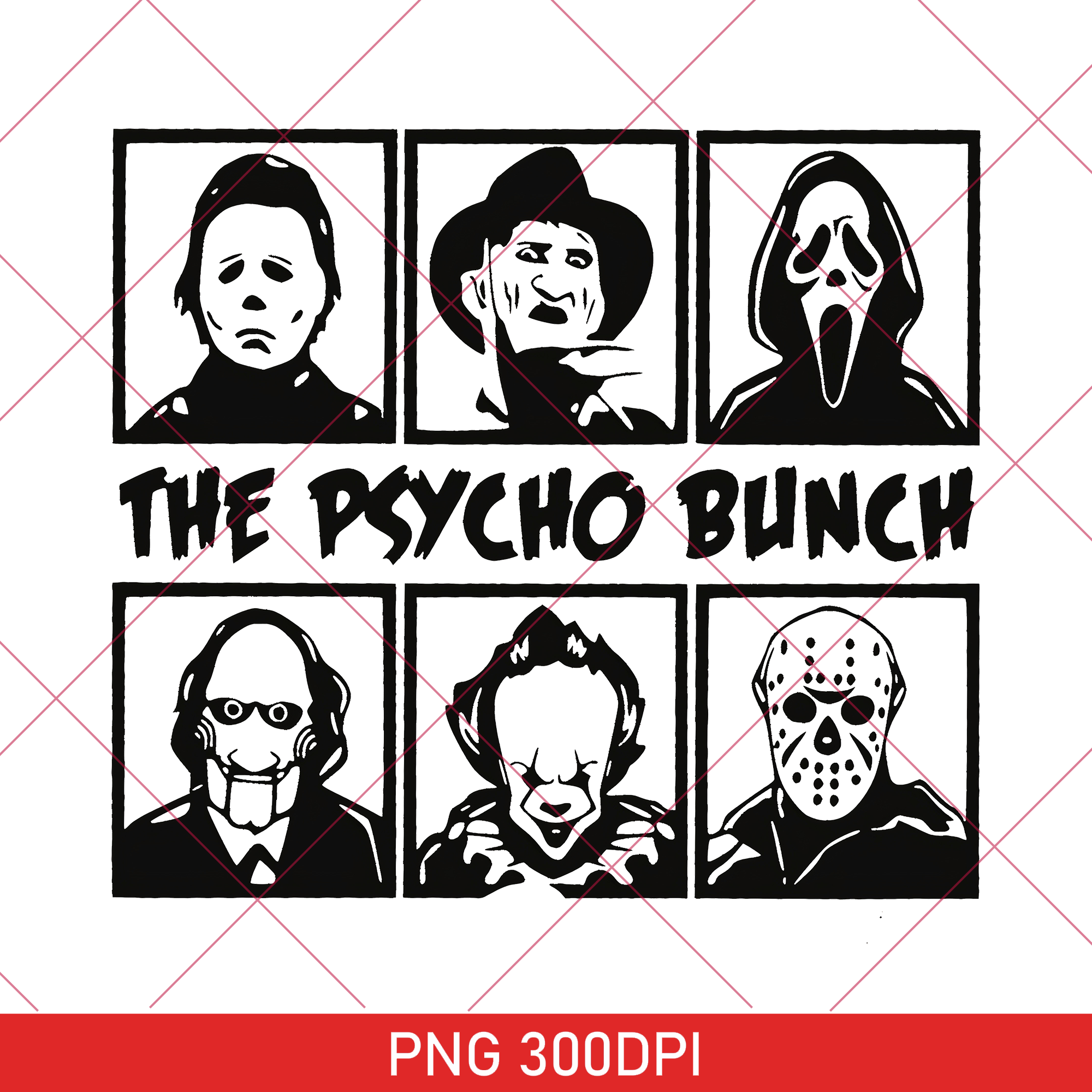 Retro Horror Teams Movies PNG, Vintage Horror Halloween PNG, | Inspire ...