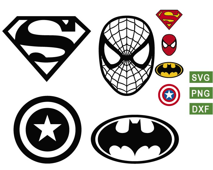 Superhero silhouette 2 svg, marvel svg, avenger svg - Inspire Uplift