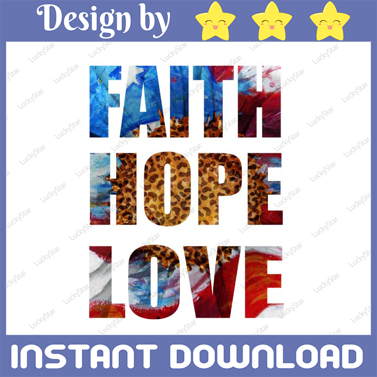 Faith Hope Love Png, 4th Of July, Christian, America Flag,Am - Inspire ...