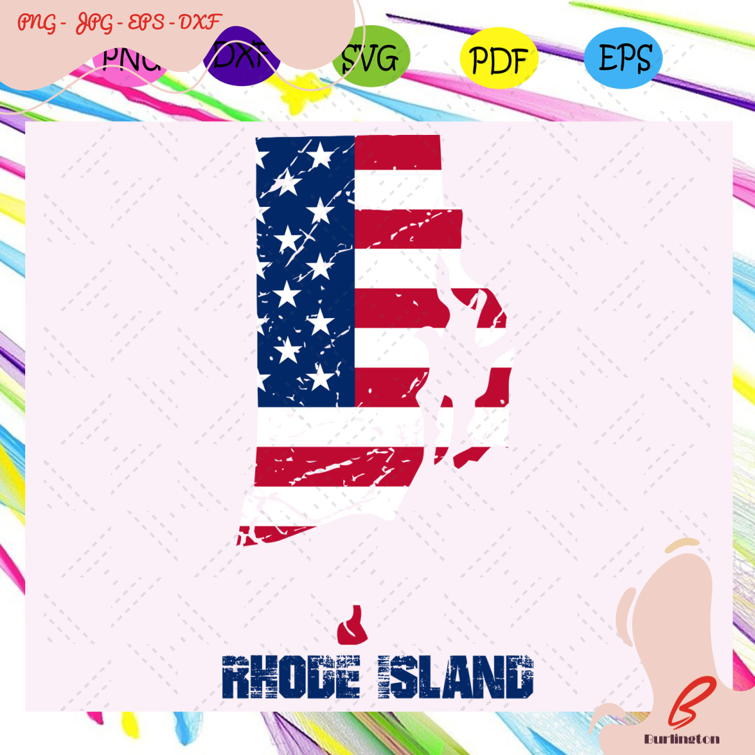 Rhode island america flag, independence day svg,ame | Inspire Uplift