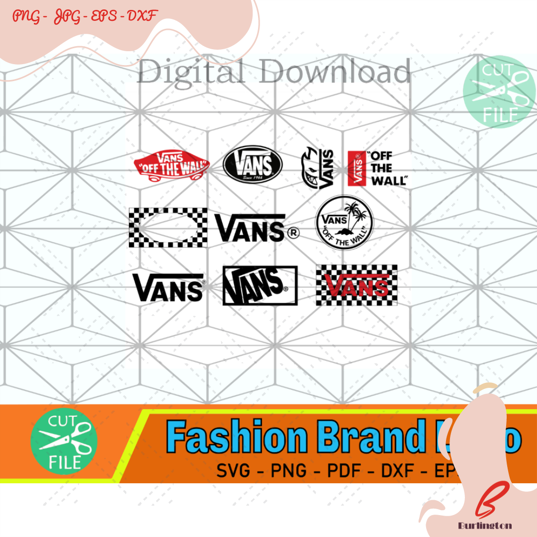 Vans Logo Bundle Svg, Logo Svg, Vans Svg, Caro Vans Svg, Van | Inspire ...