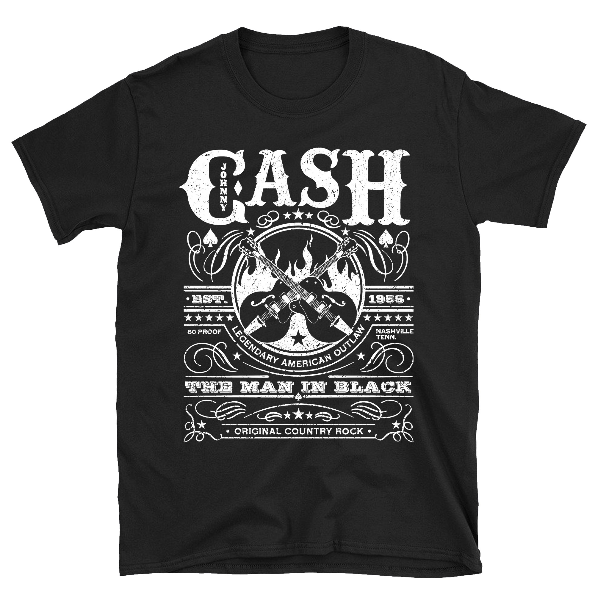 The Man In Black Johnny Cash's Legacy Shirt, Johnny Cash Shi | Inspire ...