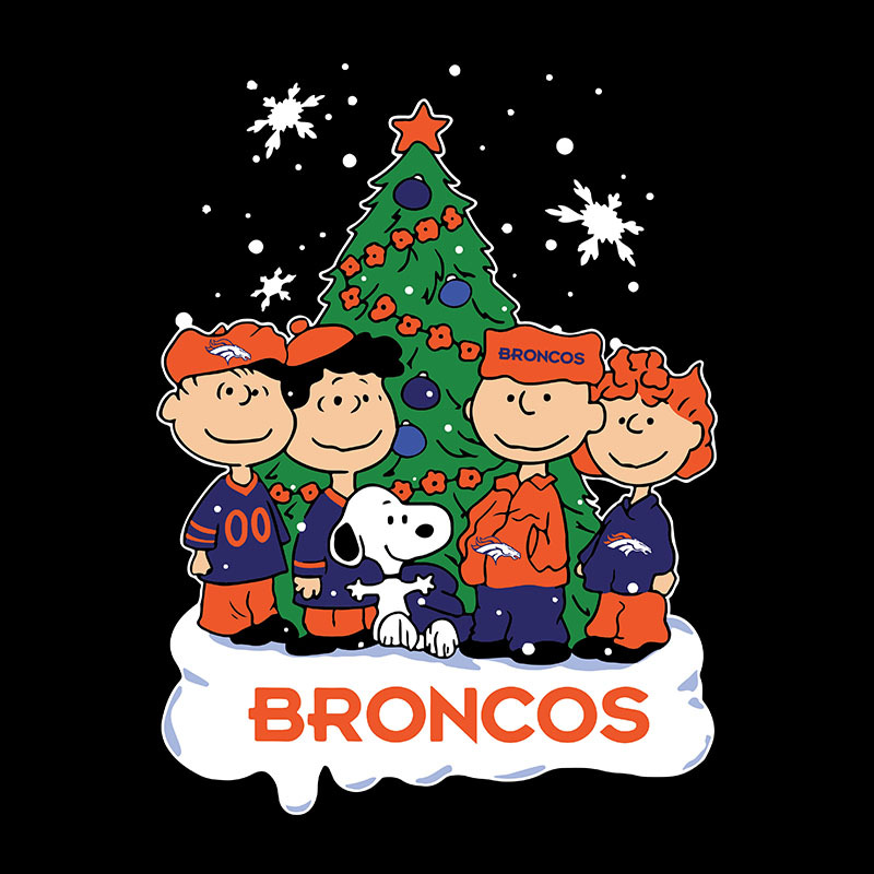 The Peanuts Movie Christmas Tree Fans Denver Broncos, NFL Sv | Inspire ...