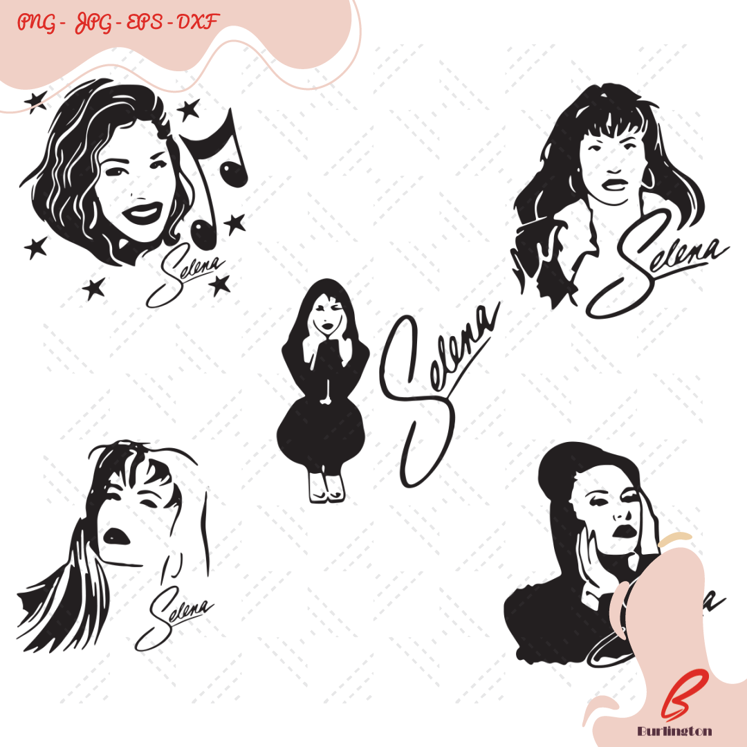 Selena Quintanilla Bundle Svg, Selena Svg, Selena | Inspire Uplift