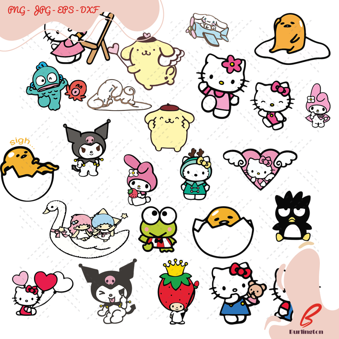 Hello Kitty And Friends Png Png Image Collection Jogue E Se Divirta Com Five Jogo