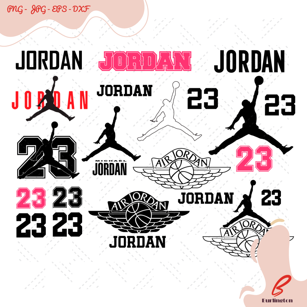 Jordan Logos Svg Bundle, Trending Svg, Jordan Svg, | Inspire Uplift