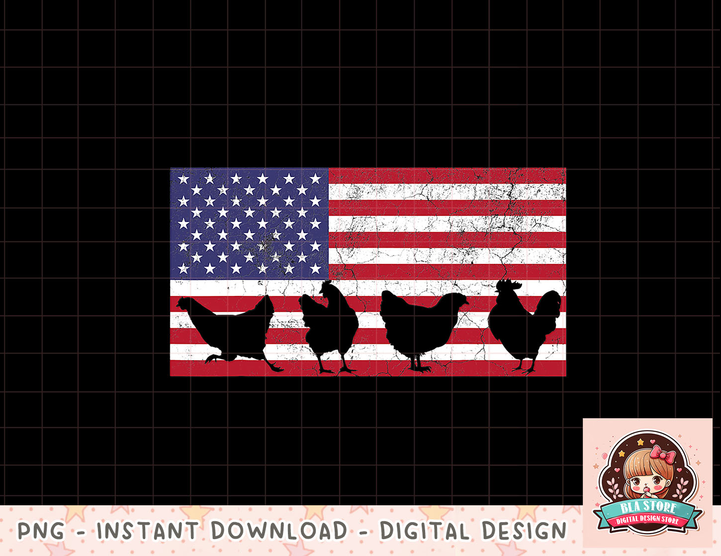 American Flag Chicken Lover USA 4th of July T Shirt Gift png | Inspire ...