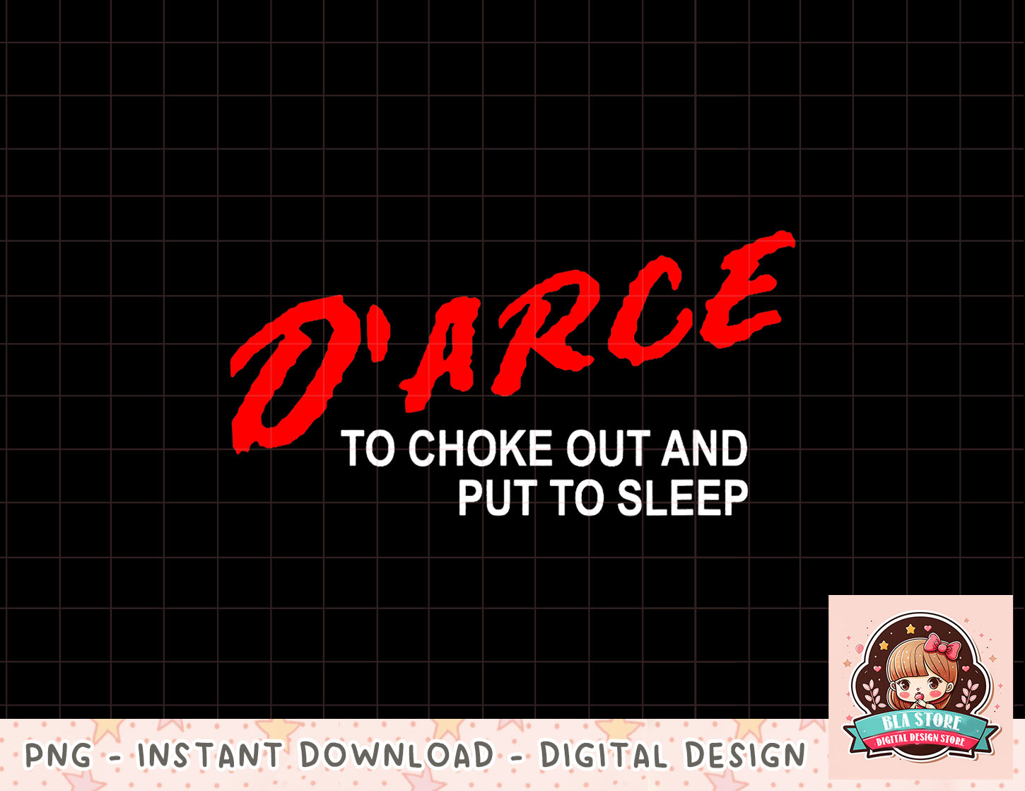 BJJ Brazilian Jiu Jitsu Darce Choke png, instant download, d | Inspire ...