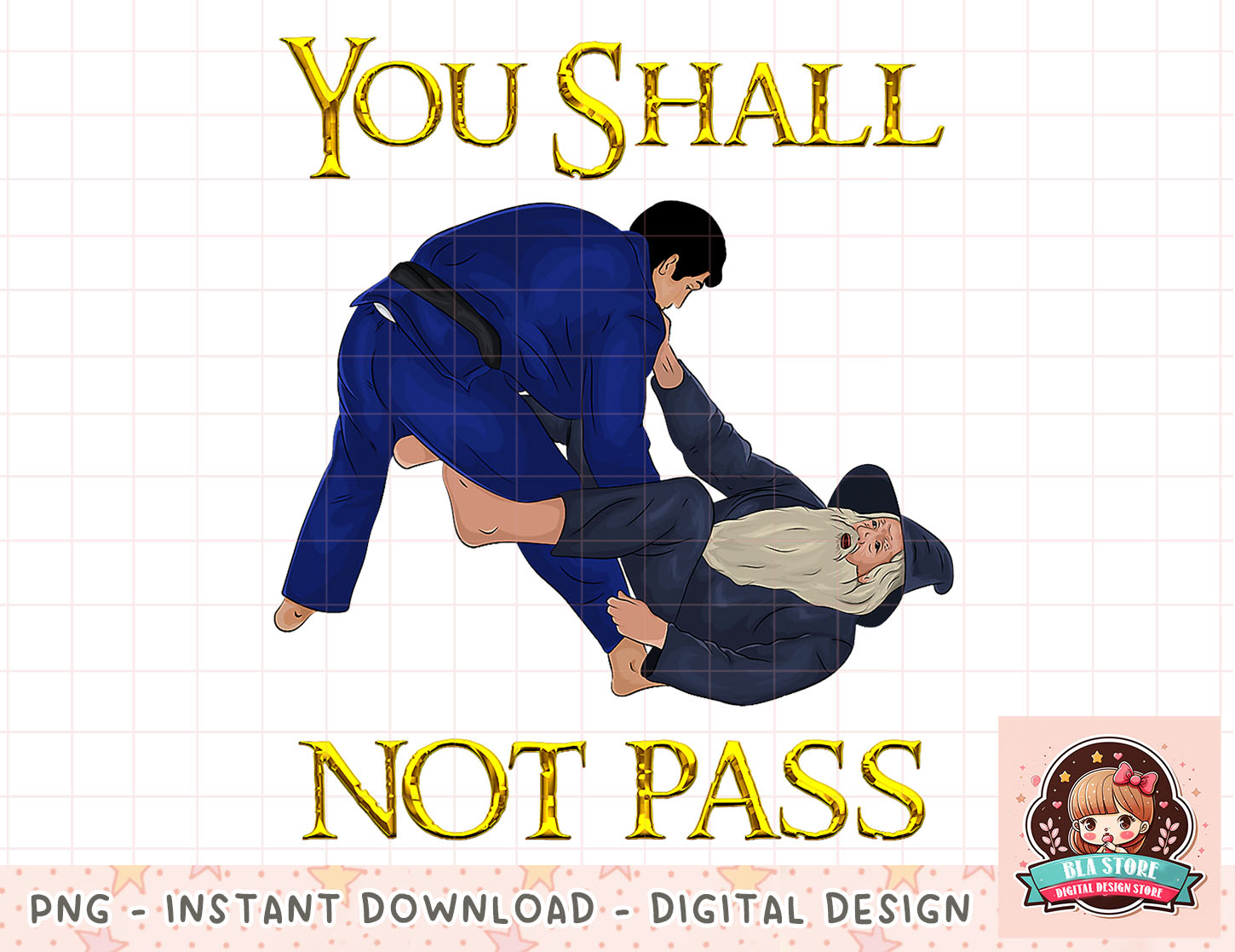 BJJ Tee Guard Passing You shall not pass Brazilian JIu Jitsu | Inspire ...